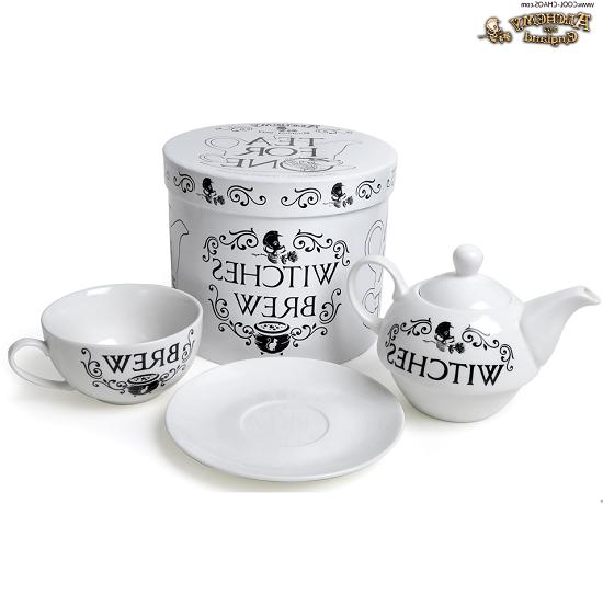 Witches Brew Tea Set / Cup,Saucer,Pot,Tea for one